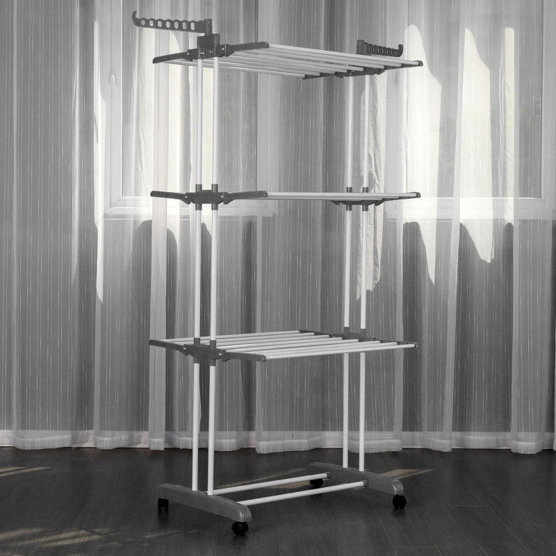Droogrek met wielen en inklapbare planken | Netsilla