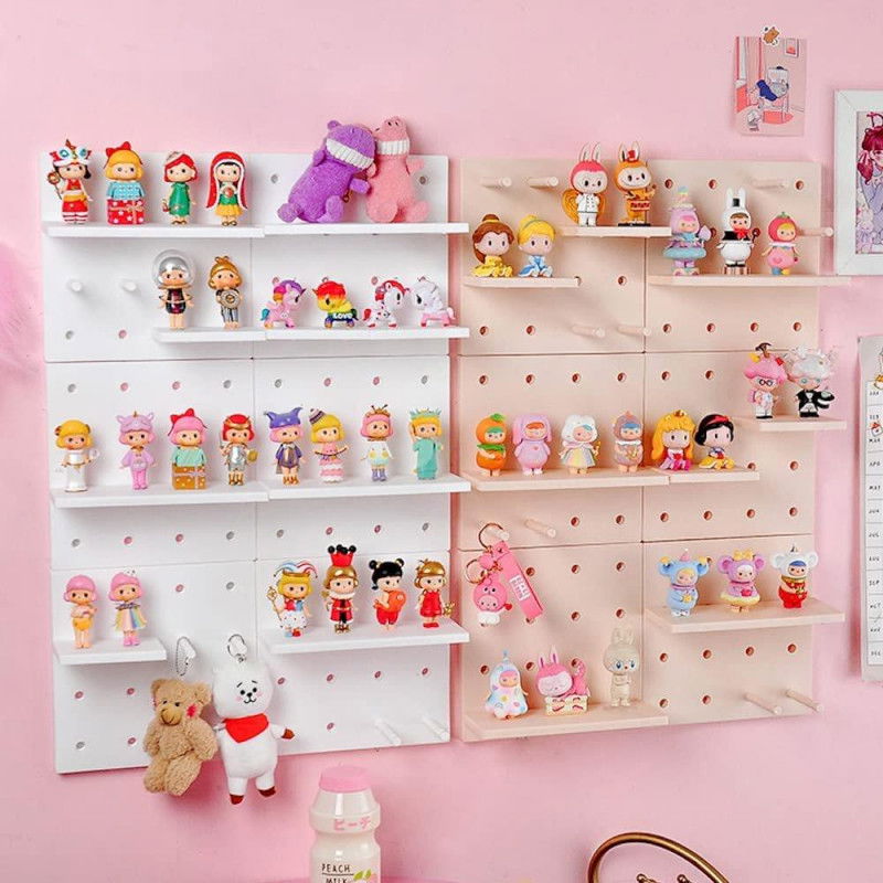 Opbergrek voor wandmontage, aanpasbaar - Beige | Netsilla