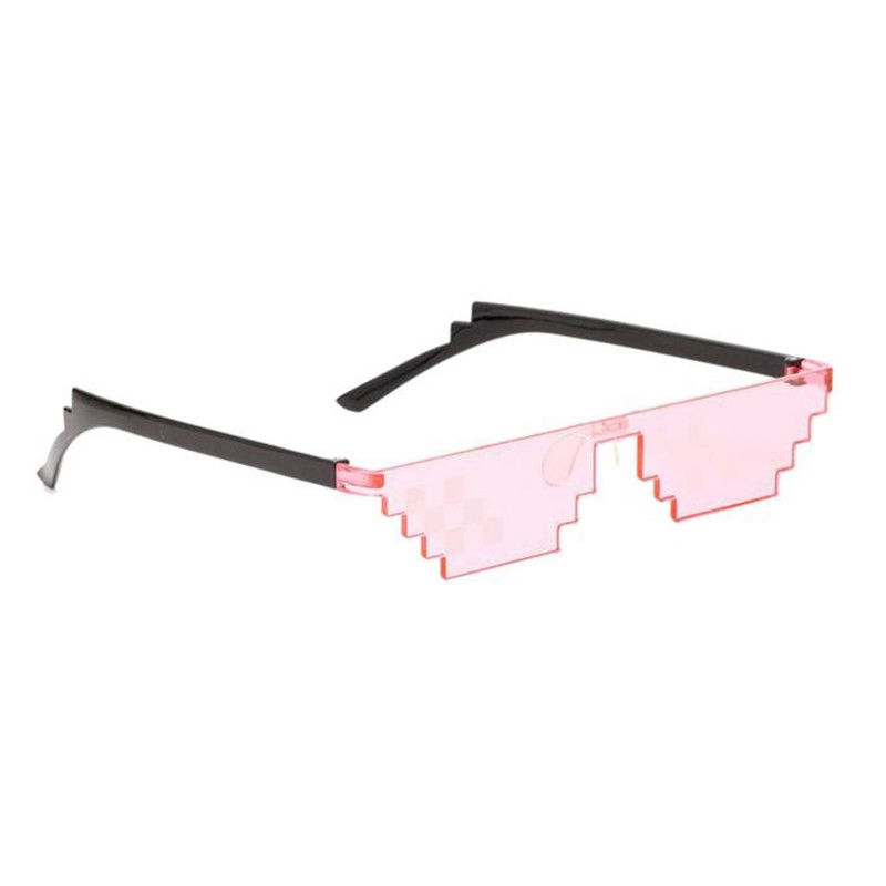 Unique sunglasses - 8 bit pixel - pink | Netsilla