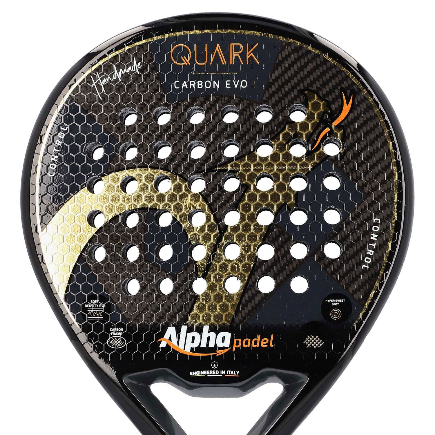 Alphapadel, Padel Raquet - Control de quark carbono Evo 1