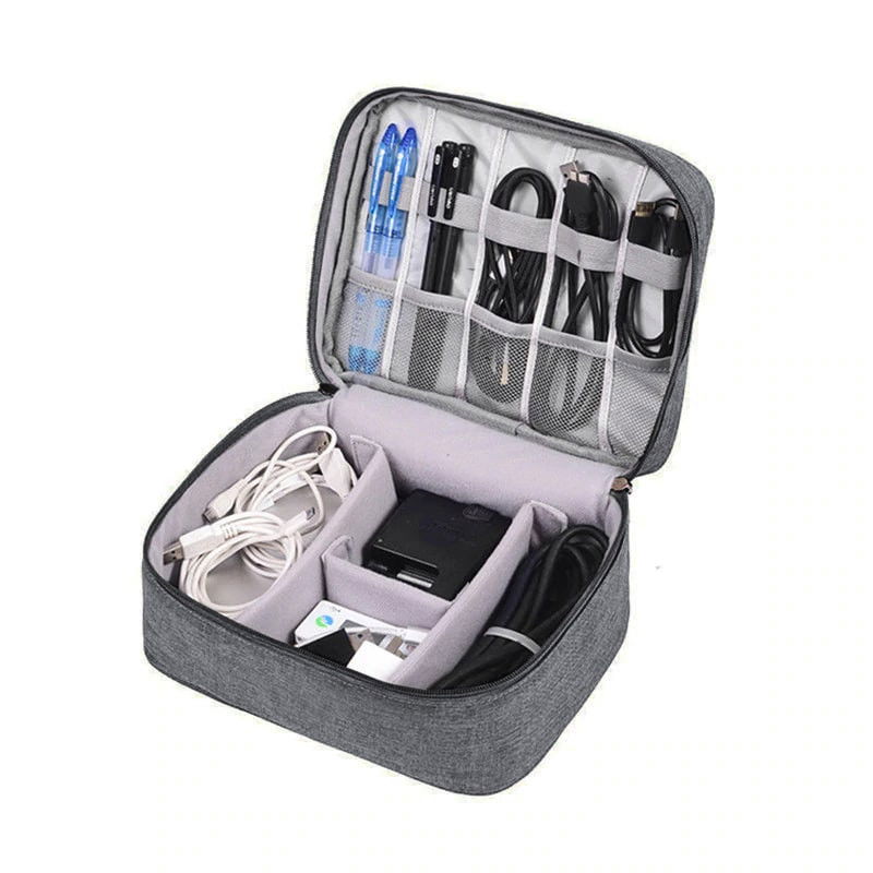 Electronics Bag, Grey | Netsilla