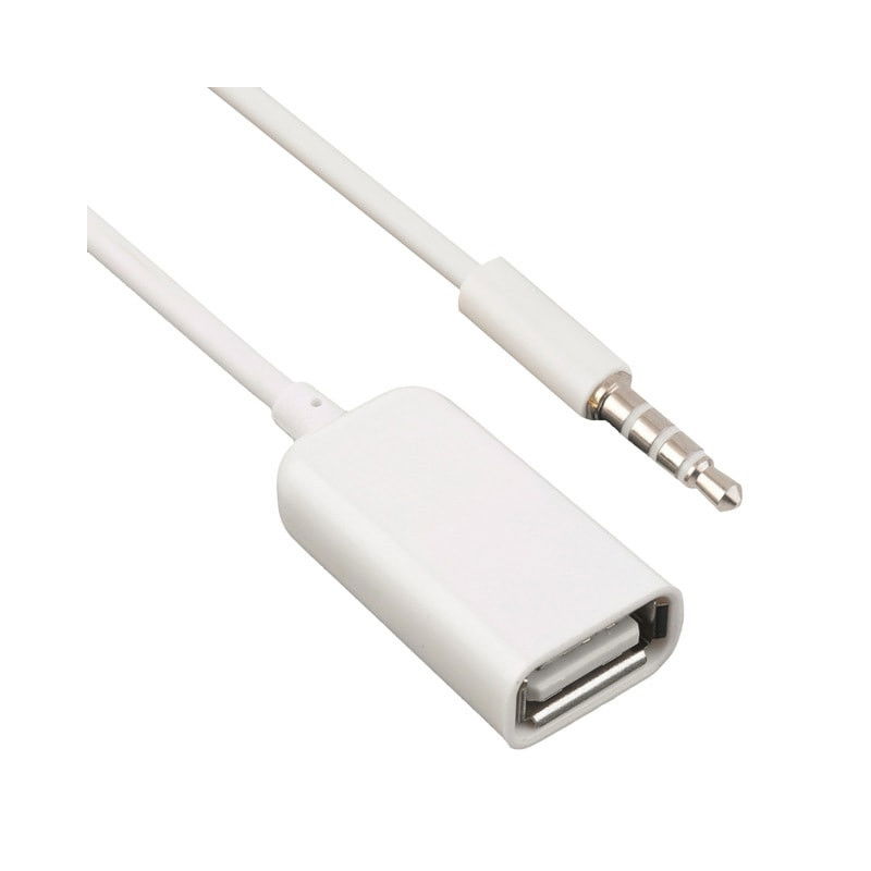 3.5mm Aux Male to USB Female Adapter Cable