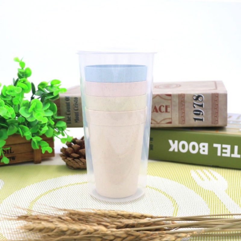 Set mit 4 biologisch abbaubaren Bechern | Netsilla