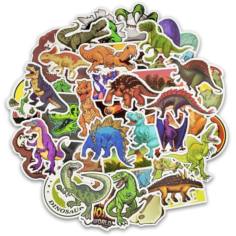 Stickers, 50 pack - Dinosaurs | Netsilla