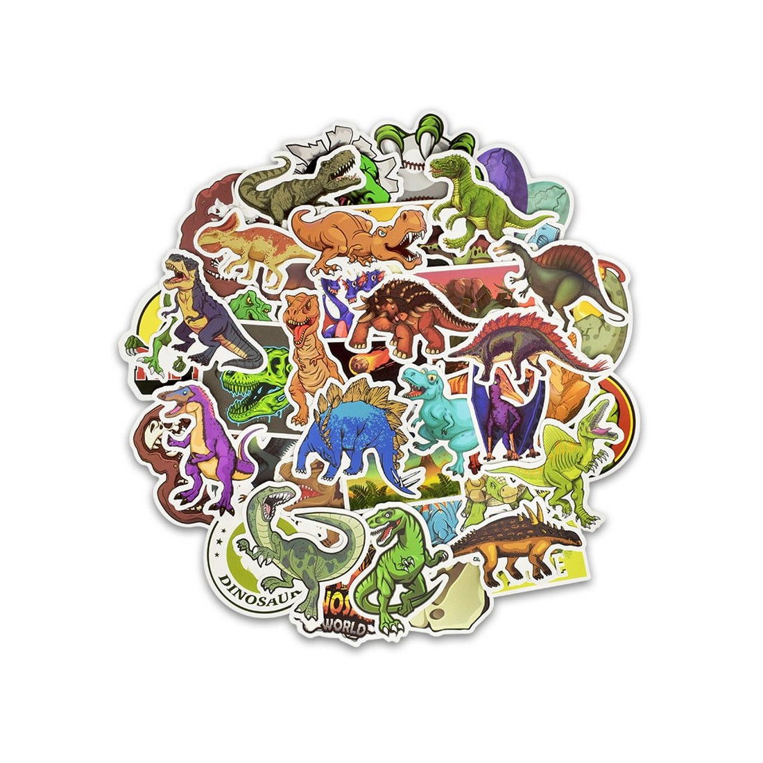Stickers, 50 pack - Dinosaurs | Netsilla