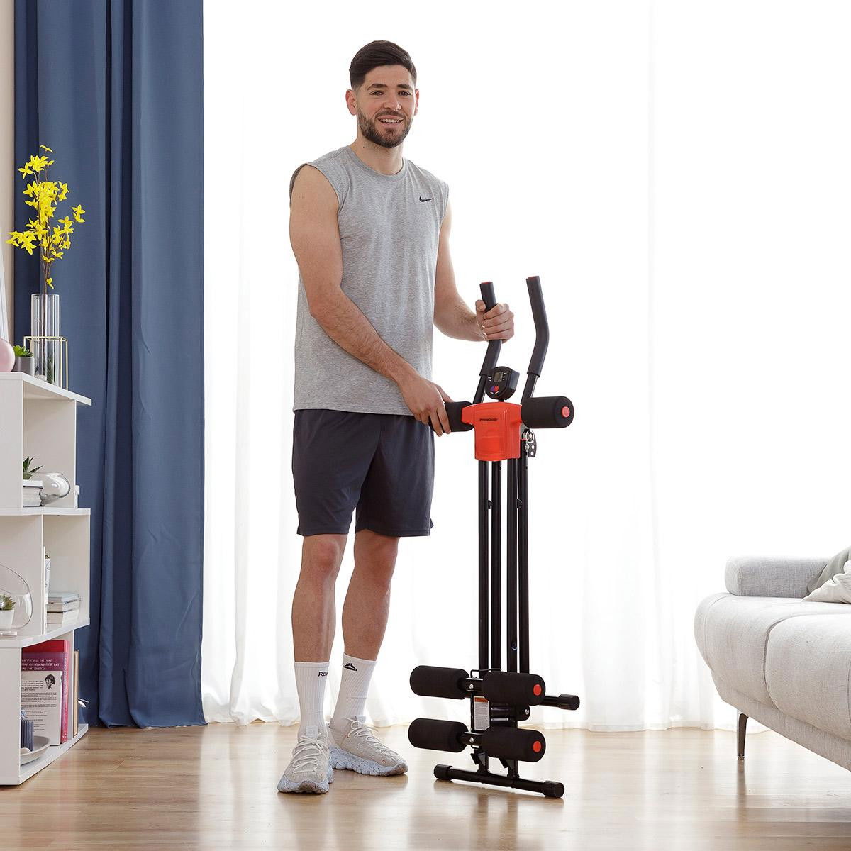 Folding Stomach Machine with Exercise Guide | Netsilla